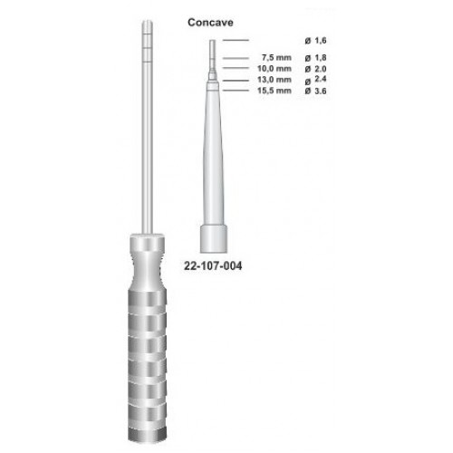 Osteotome Konkav - J+K Instrumente